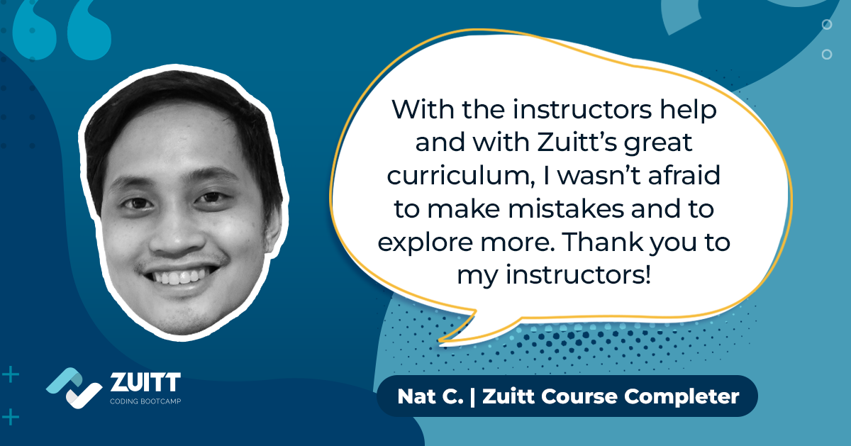 A Way Back into Tech: Nat’s Career Shifter Story with Zuitt | Blog ...